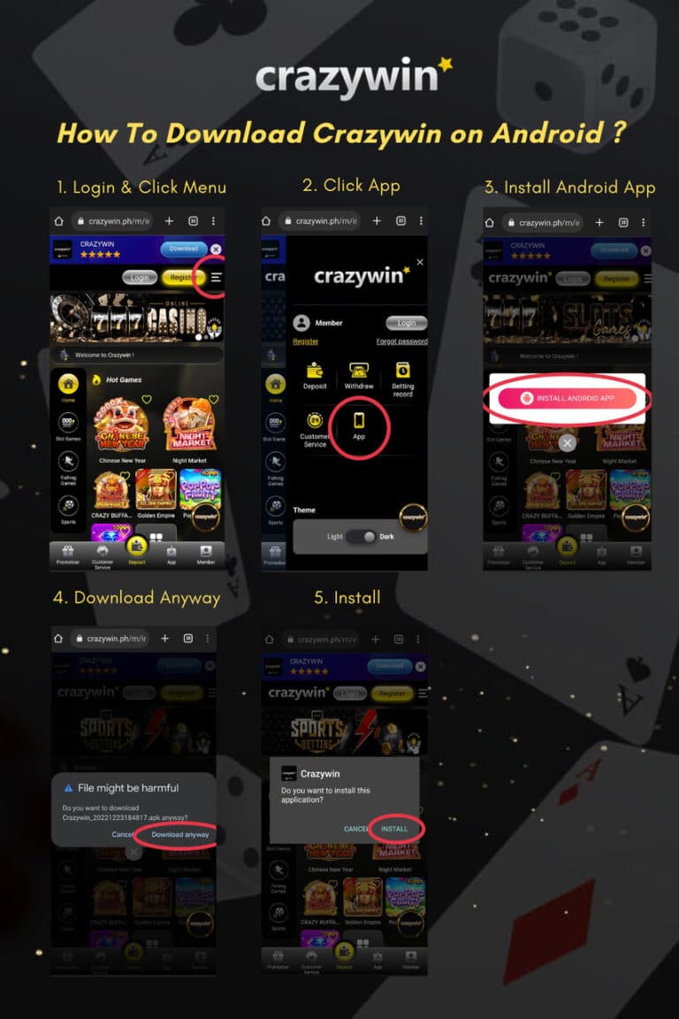 Download Crazywin Casino App for Ultimate Gaming Experience